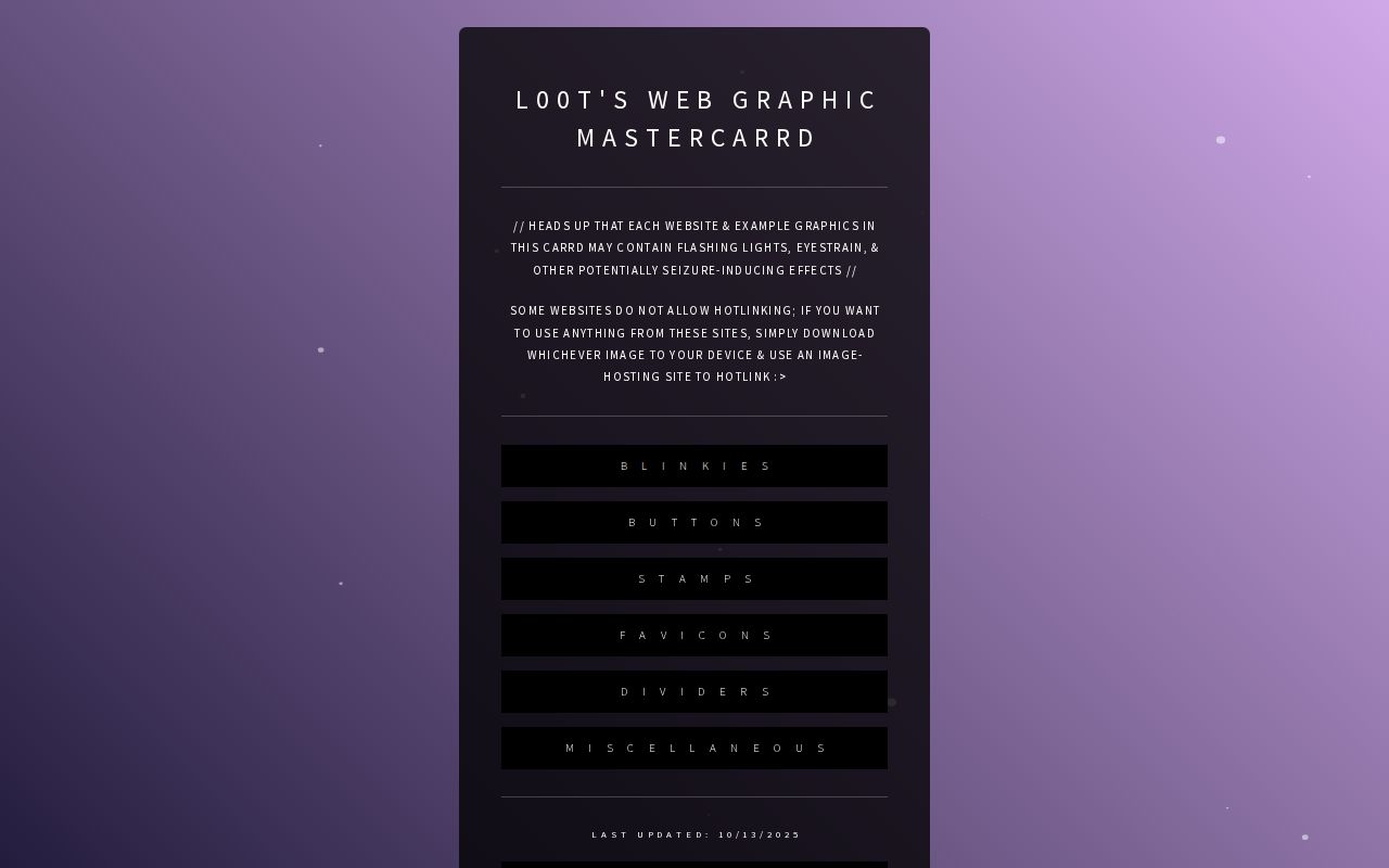 web graphic carrd